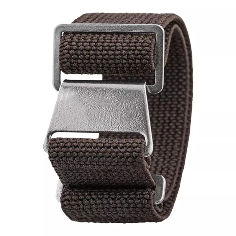 Jual Strap Guy Tali / Strap Guy MN-MBW-20AC Matte Brown Nylon Silver ...