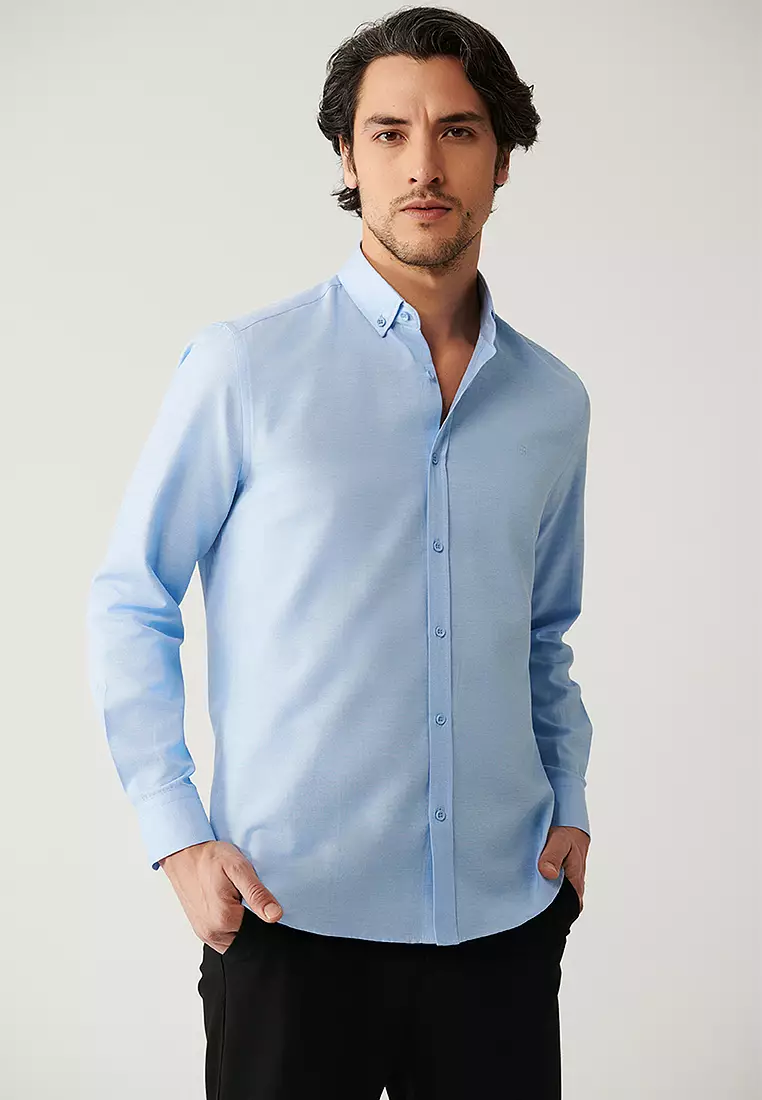 Buy Avva Easy Iron Oxford Shirt 2025 Online | ZALORA