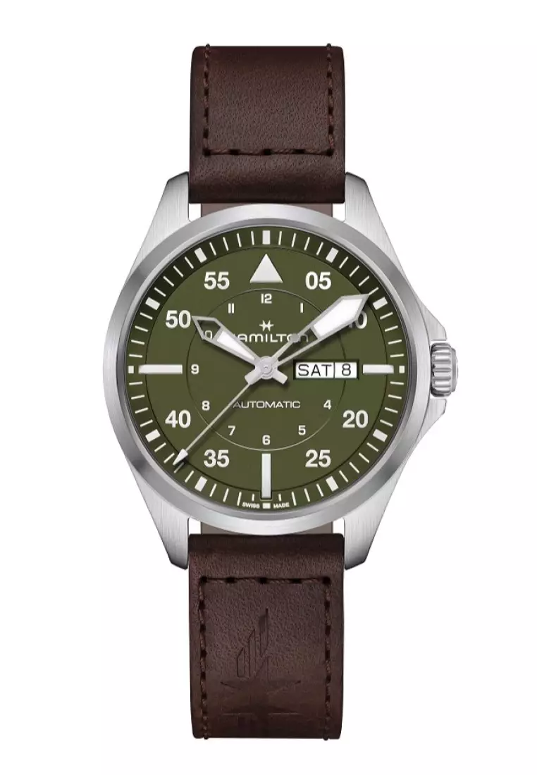 Buy Hamilton Hamilton Khaki Aviation Pilot Day Date Automatic Men's ...