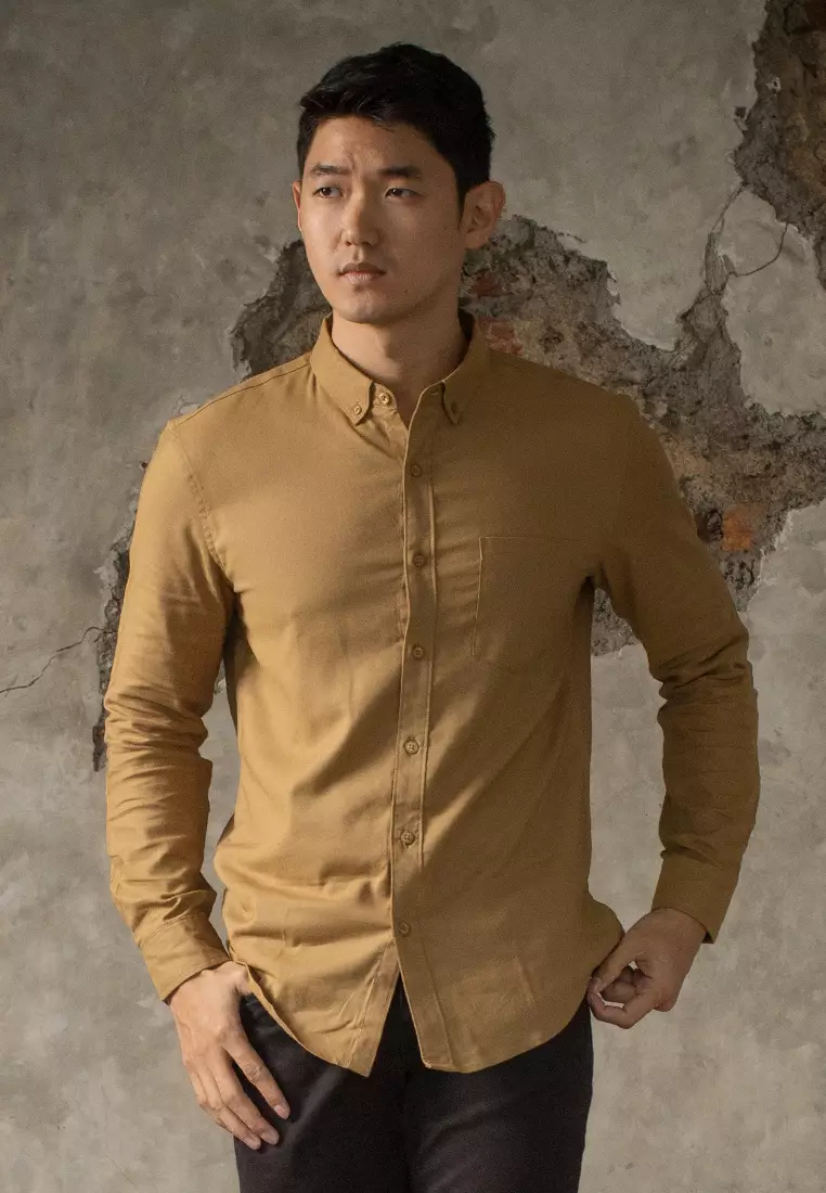 Jual Oxcon Kemeja tangan panjang Mechanical stretch OXCON long sleeve ...