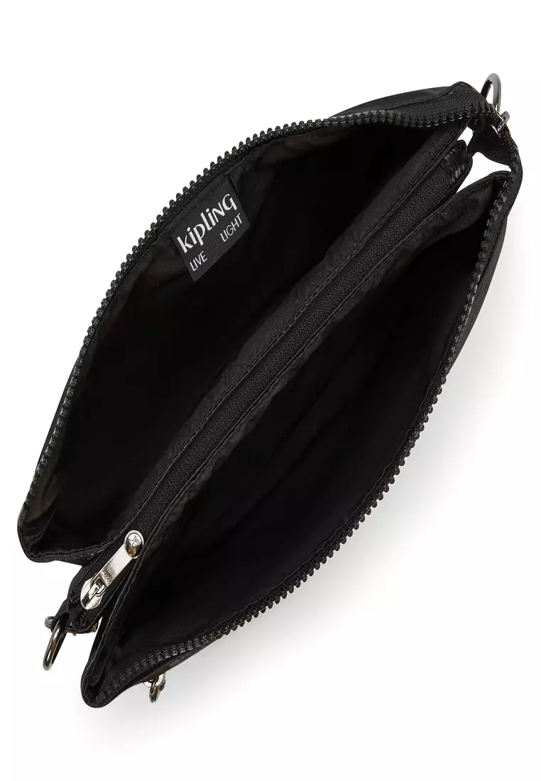 Buy Kipling Kipling Riri L Zip Crossbody Bags Jet Black Glam Online ...