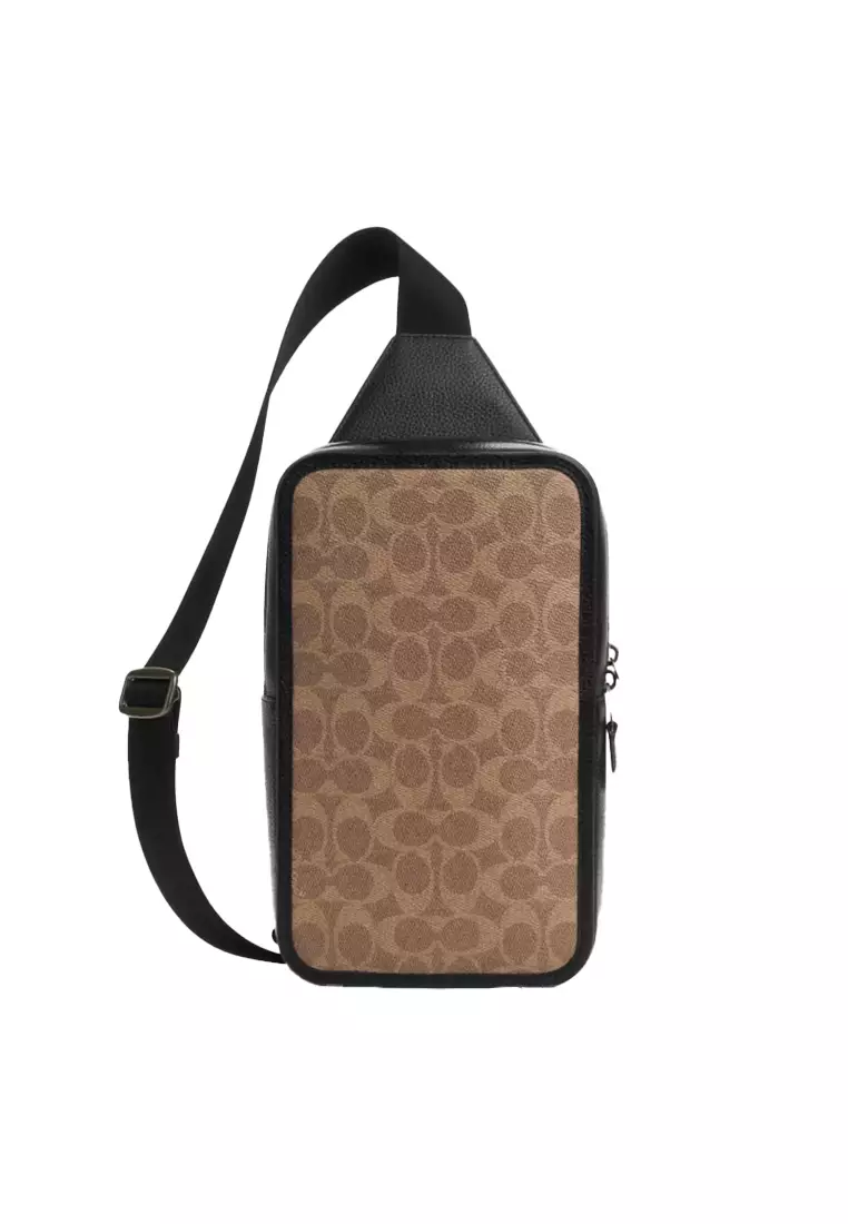 Buy Coach Sullivan Pack In Signature Canvas Cz397 2025 Online | ZALORA ...