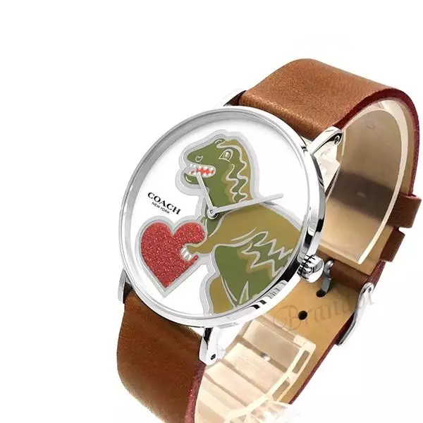 Jual COACH Limited Edition Coach Perry Rexy Dial Leather Strap Watch ...