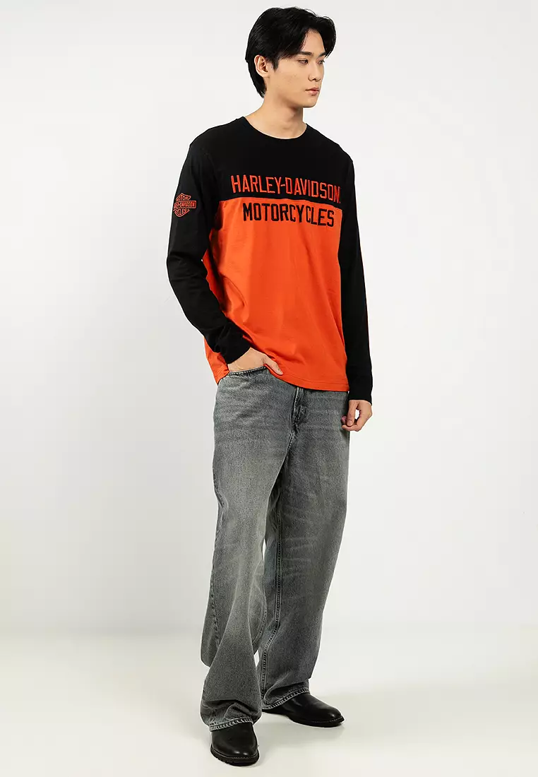 Buy Harley-Davidson Harley-Davidson® Essential Colorblock Long Sleeve ...