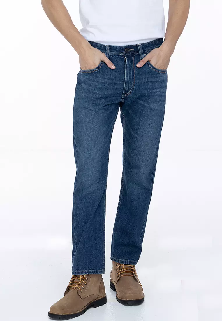 Buy JAG Jag Men's Straight Cut Jeans in Thunderblast 2025 Online ...