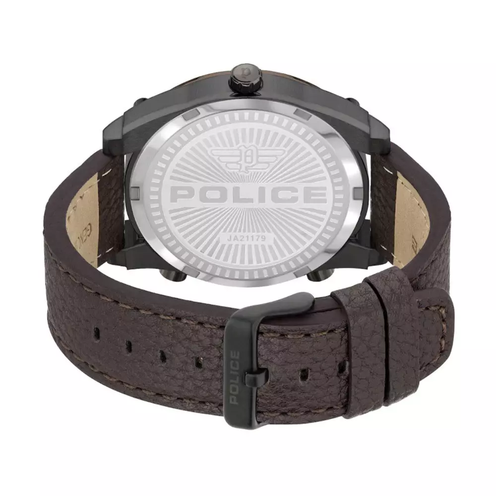 Jual Police Jam Tangan Pria POLICE PEWJA2117941 Brown Original Original ...