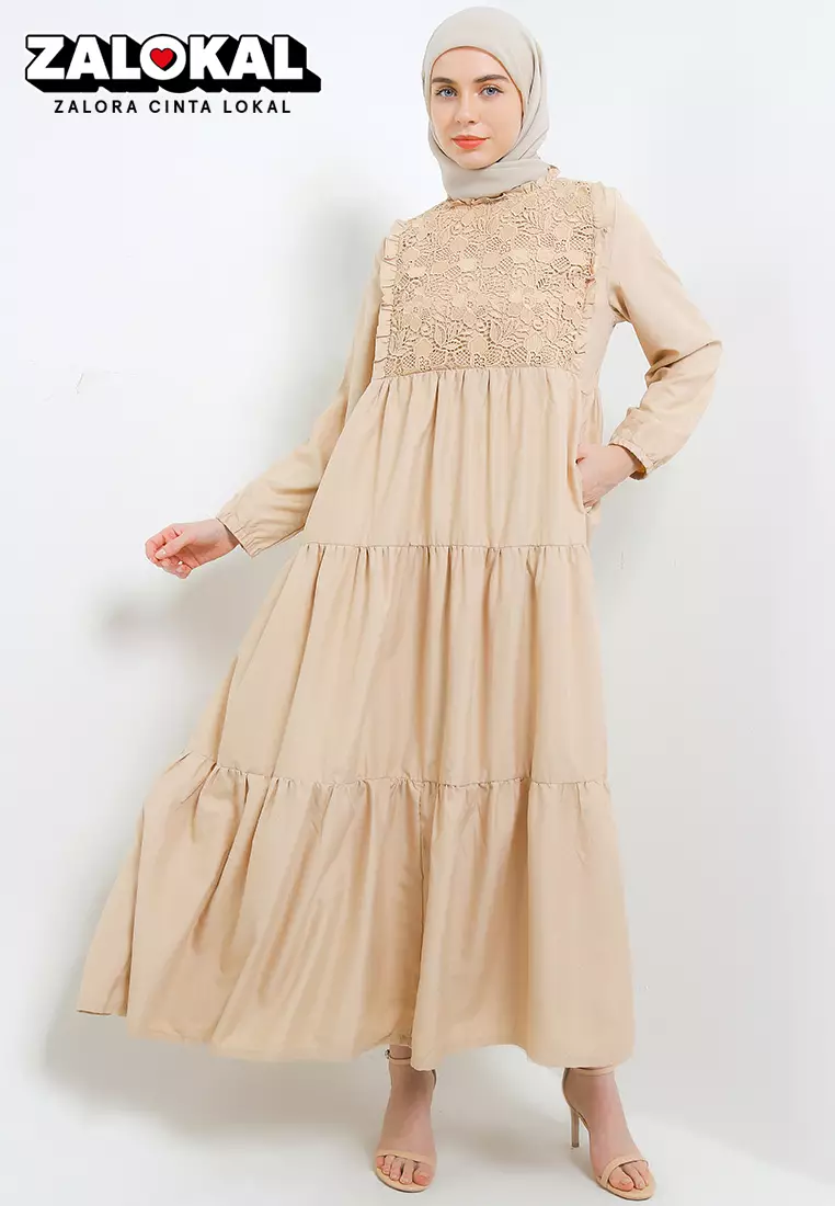 Jual Cardinal Cg Gamis Loose Fit Original 2025 | ZALORA Indonesia