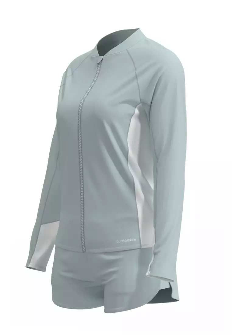 Buy Sunseeker Supplementary Ladies Mist Green Zip Front UV Jacket 2025 ...