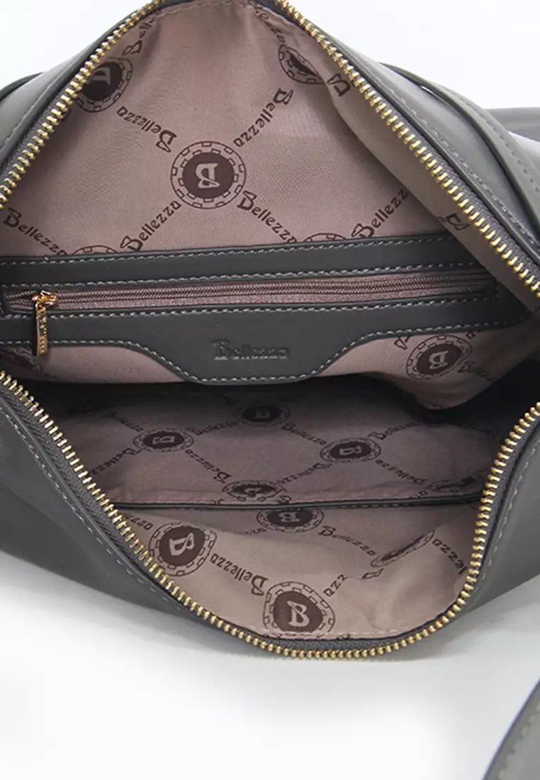 Jual Bellezza Bellezza Shoulder Bag 24293-38 Dark Grey Original 2025 ...