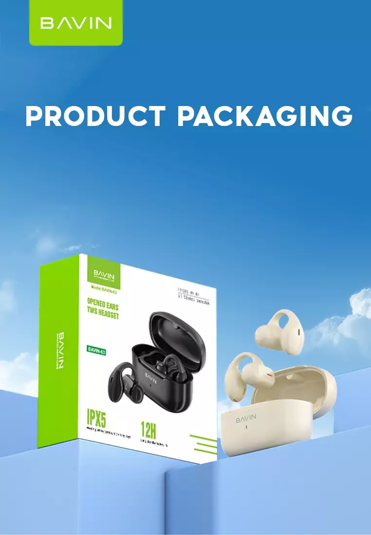 Buy BAVIN BA63 Hi-Fi Bluetooth 5.3V Wireless Bone Conductor TWS ...