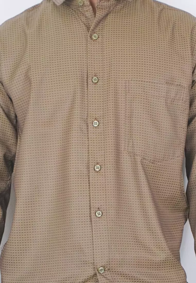 Jual Gianni Visentin Gianni Visentin Kemeja Kotak Lengan Panjang Slim ...