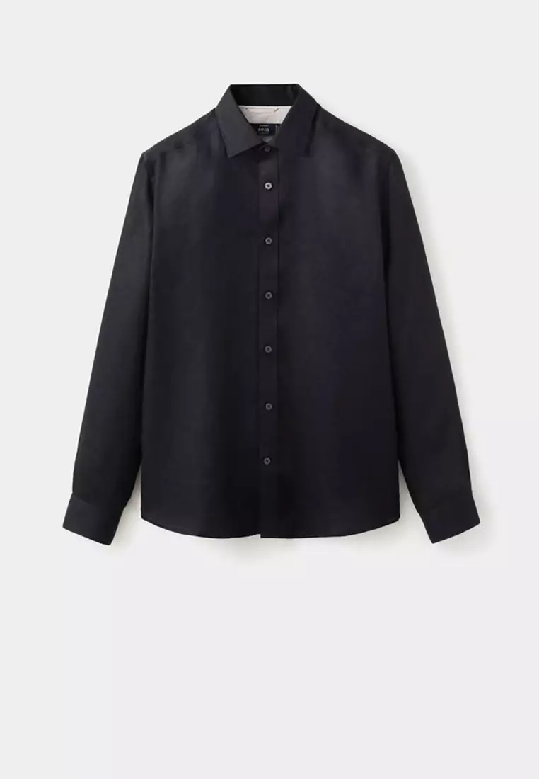 Buy MANGO Man Regular-Fit 100% Linen Shirt 2026 Online | ZALORA Philippines