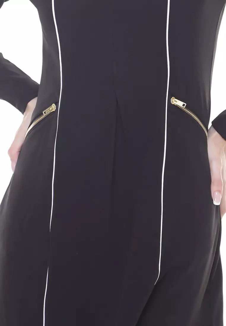 Buy Rina Nichie Basic Jovanda Tunic in Black Online | ZALORA Malaysia