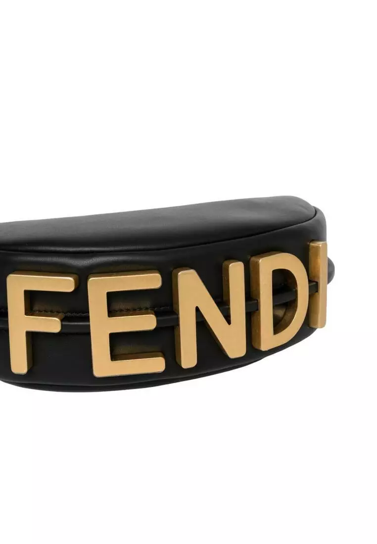 Buy Fendi Fendigraphy Mini Crossbody Bag/top Handle 2025 Online | ZALORA