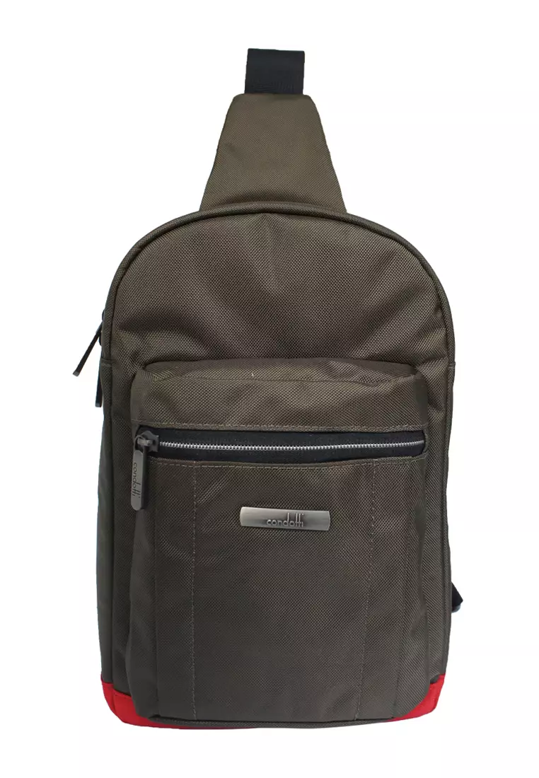 Jual Condotti Condotti Chest Bag C-83551 Coffee/Red Original 2024 ...
