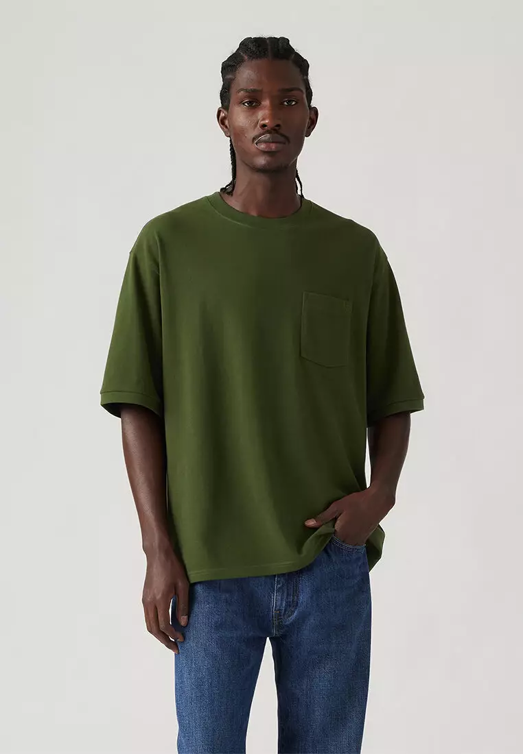 Buy Levi's Men's Half-Sleeve Pique T-Shirt 001MN-0000 Online | ZALORA ...