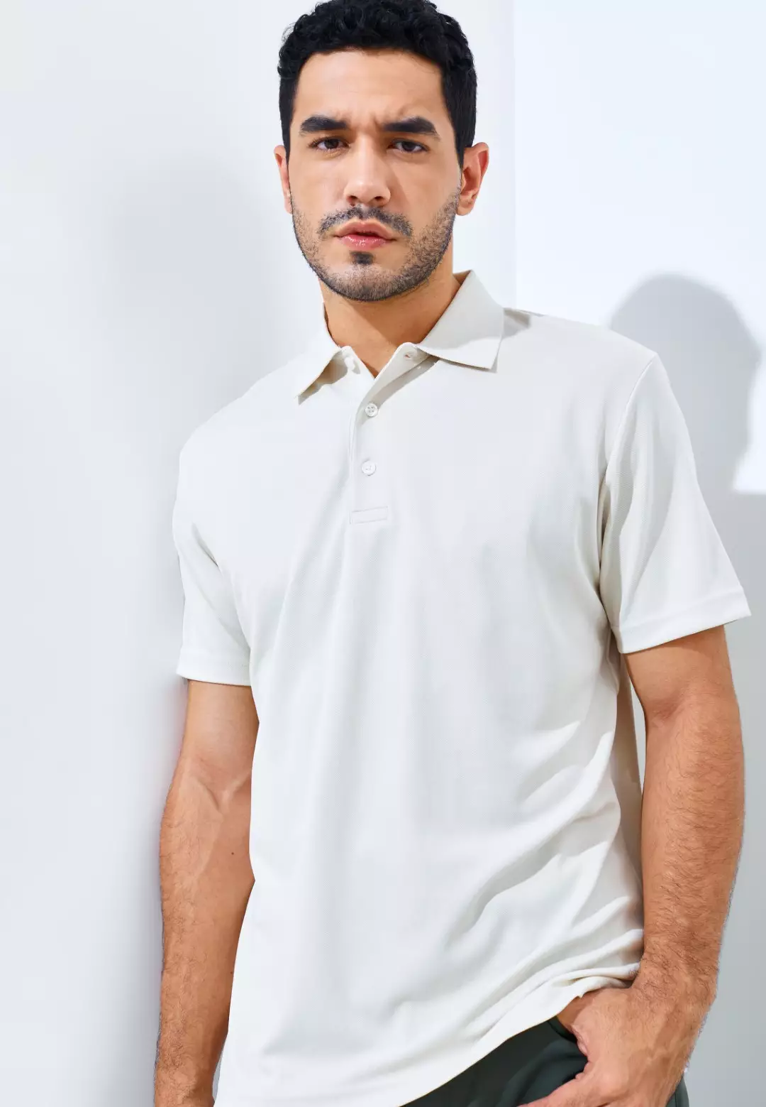 Jual Jack Nicklaus Jack Nicklaus Robertson Premium Solid Polo Ice Stone ...