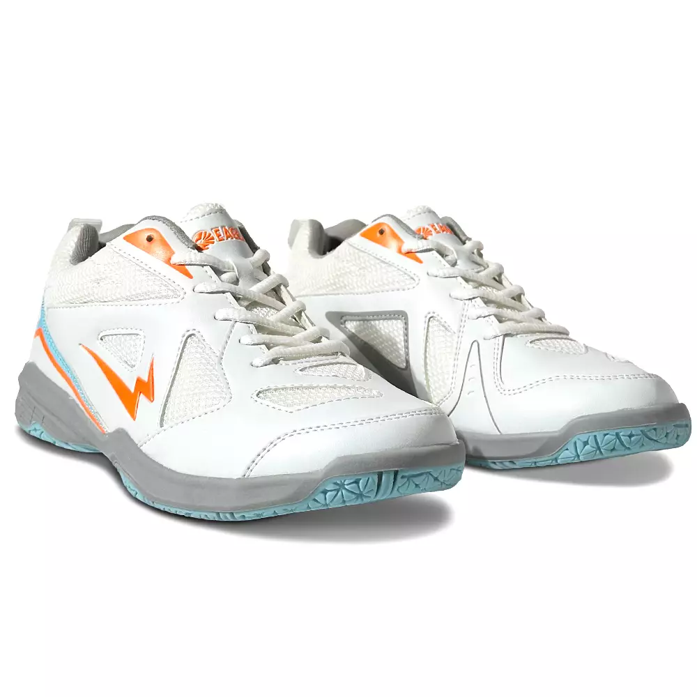 Jual Eagle Eagle Sepatu Badminton Vector - PUTIH/ABU ABU Original 2024 ...