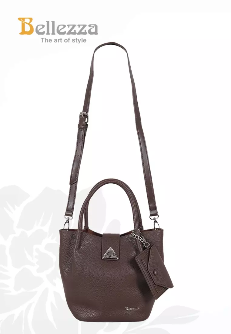 Jual Bellezza Bellezza Handbag 23418-38 Brown Original 2025 | ZALORA ...