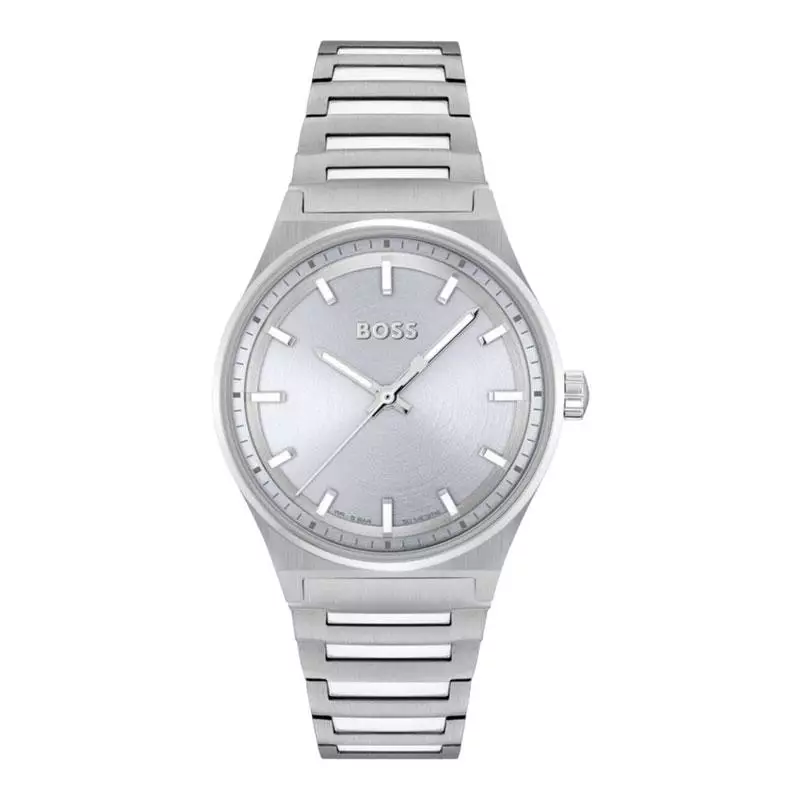 Jual Hugo Boss Jam Tangan Wanita Hugo Boss Candor 1502736 Ladies Silver ...