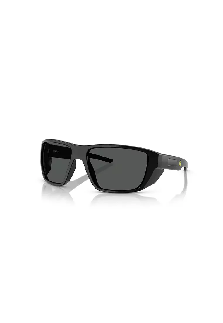 Buy Scuderia Ferrari Men's Rectangle Frame Black Injected Sunglasses ...