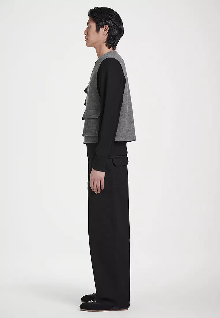Buy COS Wool-Blend Utility Gilet 2025 Online | ZALORA