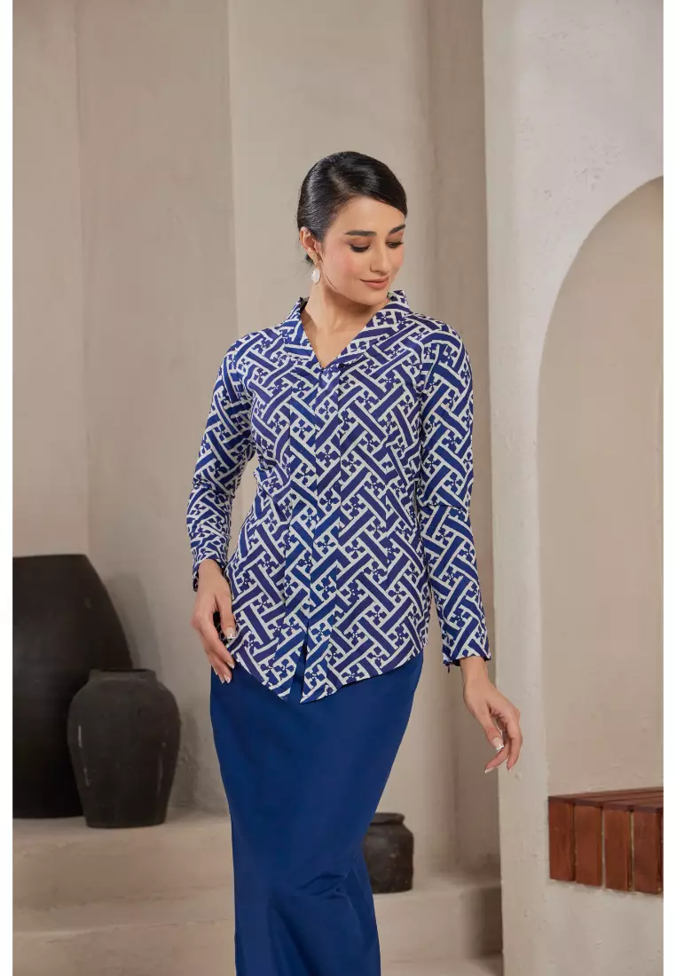 Buy Amar Amran Kebaya Midi Batik Moden Online | ZALORA Malaysia