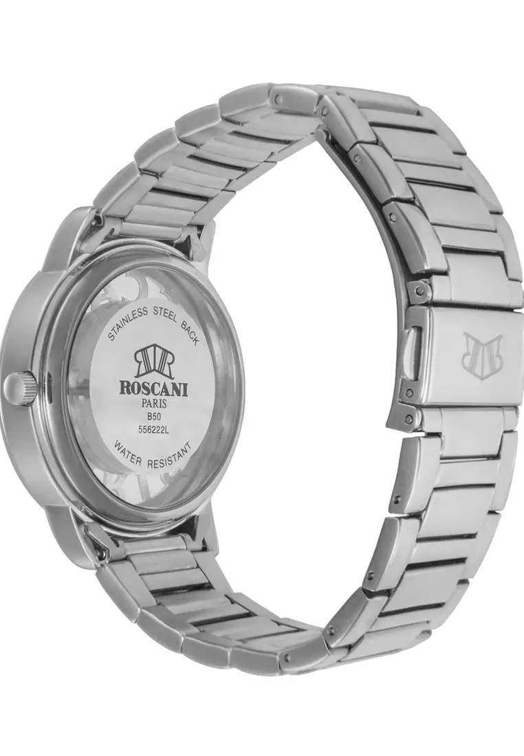 Buy Roscani Nina B50 (See-through Dial) Stainless Steel Pink Bracelet ...