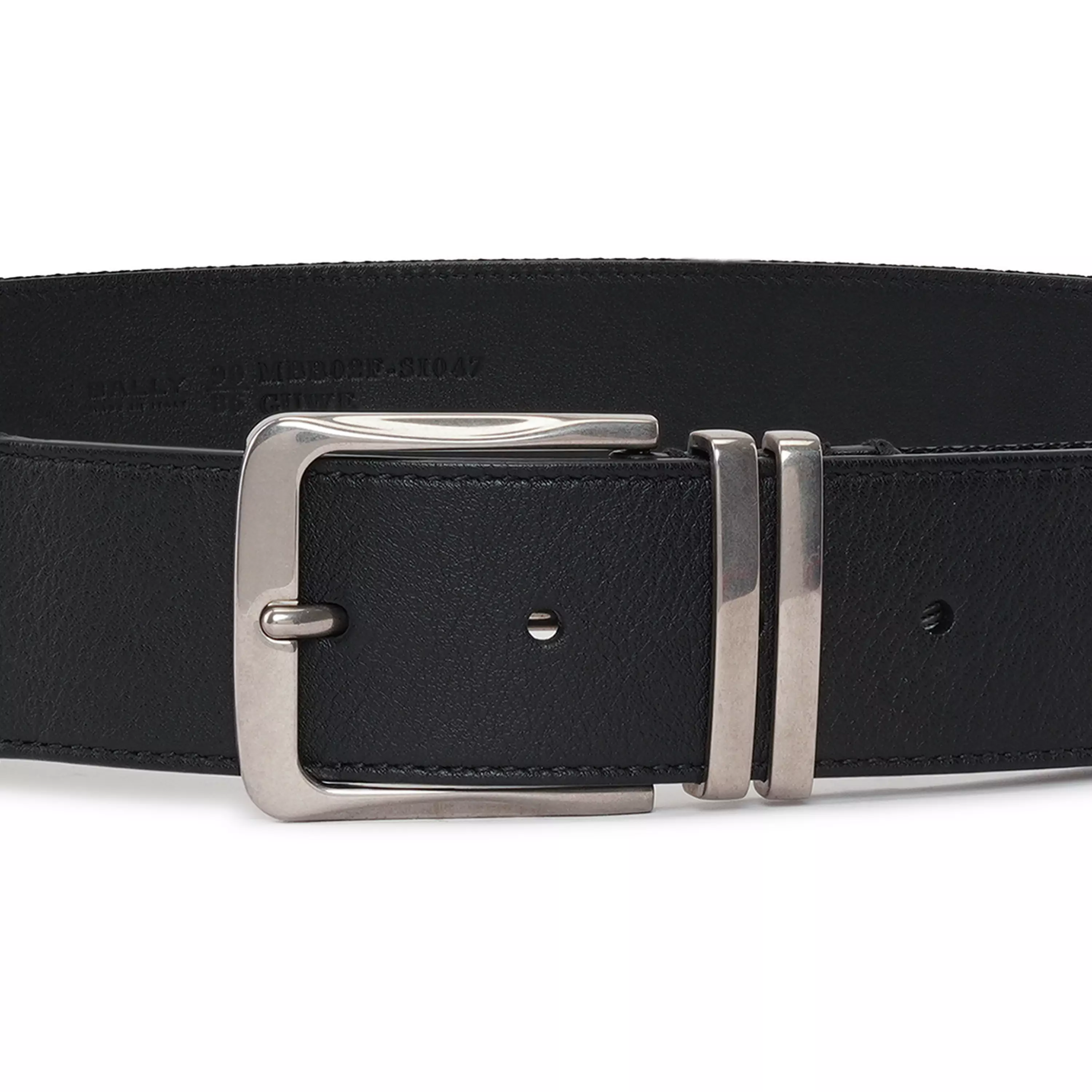 Jual Bally Curved 40 Leather Belt - Black Original 2025 | ZALORA ...