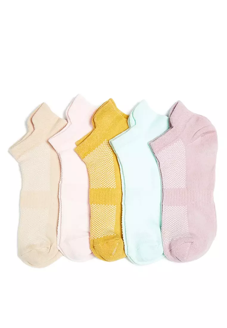 Buy Trendyol 5-Pack Ankle Socks 2025 Online | ZALORA Philippines