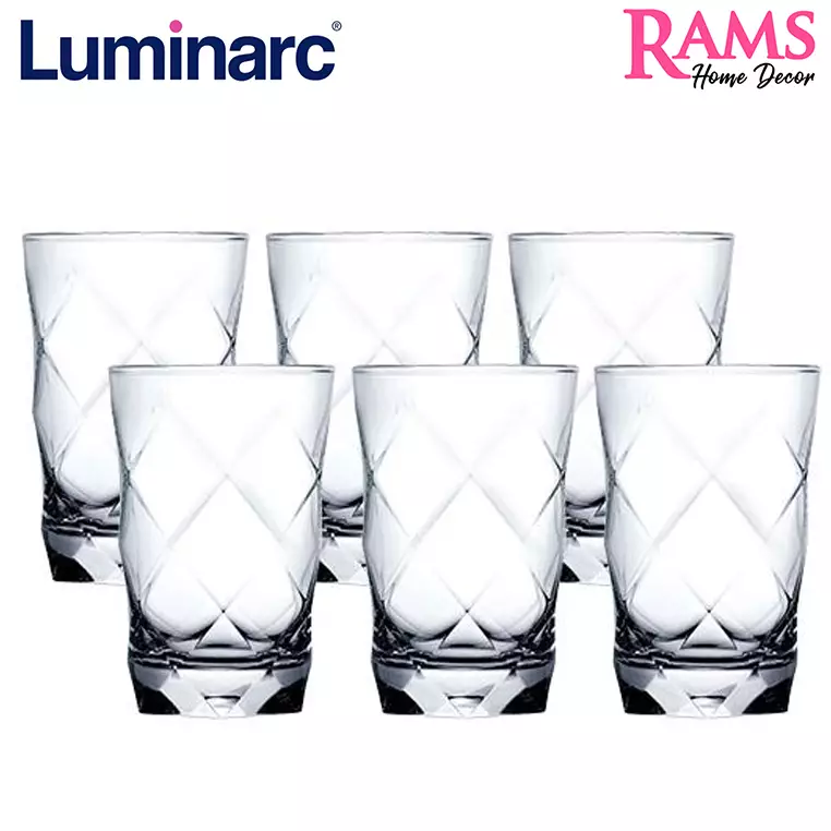 Buy Luminarc 6 Pcs Glass Set 350ml - Louvre Online | ZALORA Malaysia