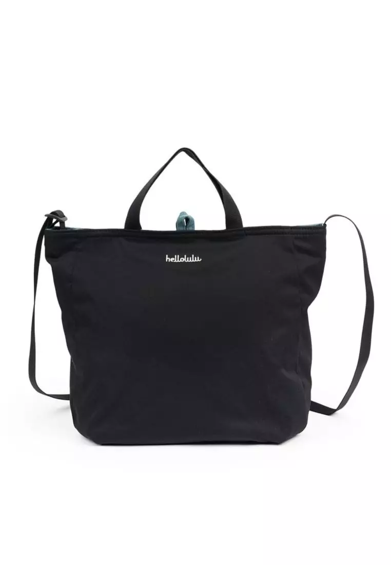 Buy Hellolulu Hellolulu Jolie Double Sided 2 Way Shoulder Bag Eco Edition (Ultra Black/Shaded ...