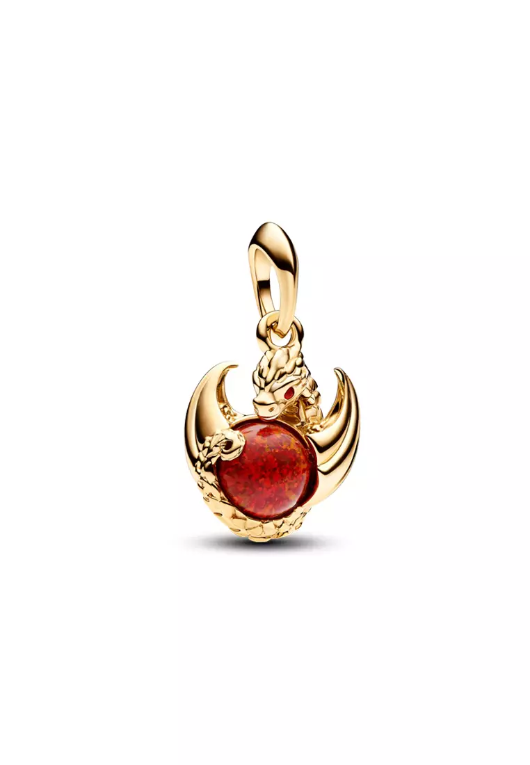 Buy PANDORA Pandora x Game of Thrones Dragon Fire Dangle Charm Online ...