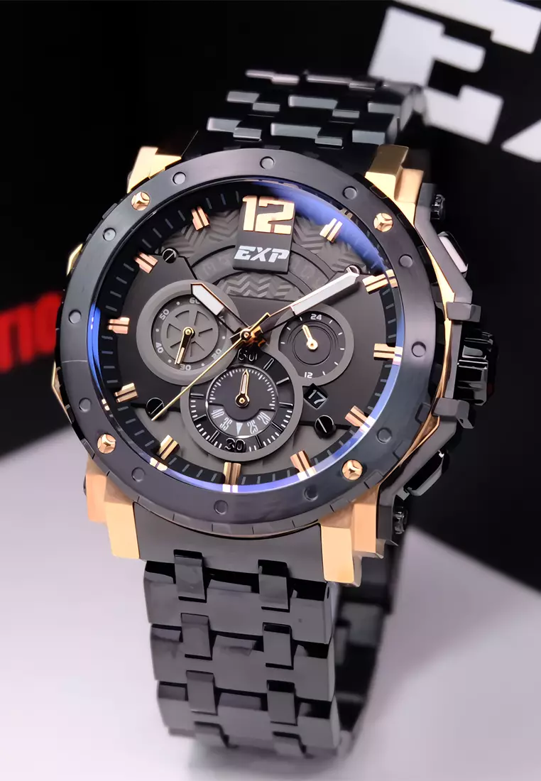 Jual Expedition Expedition - Jam Tangan Analog Pria - Rosegold Black ...