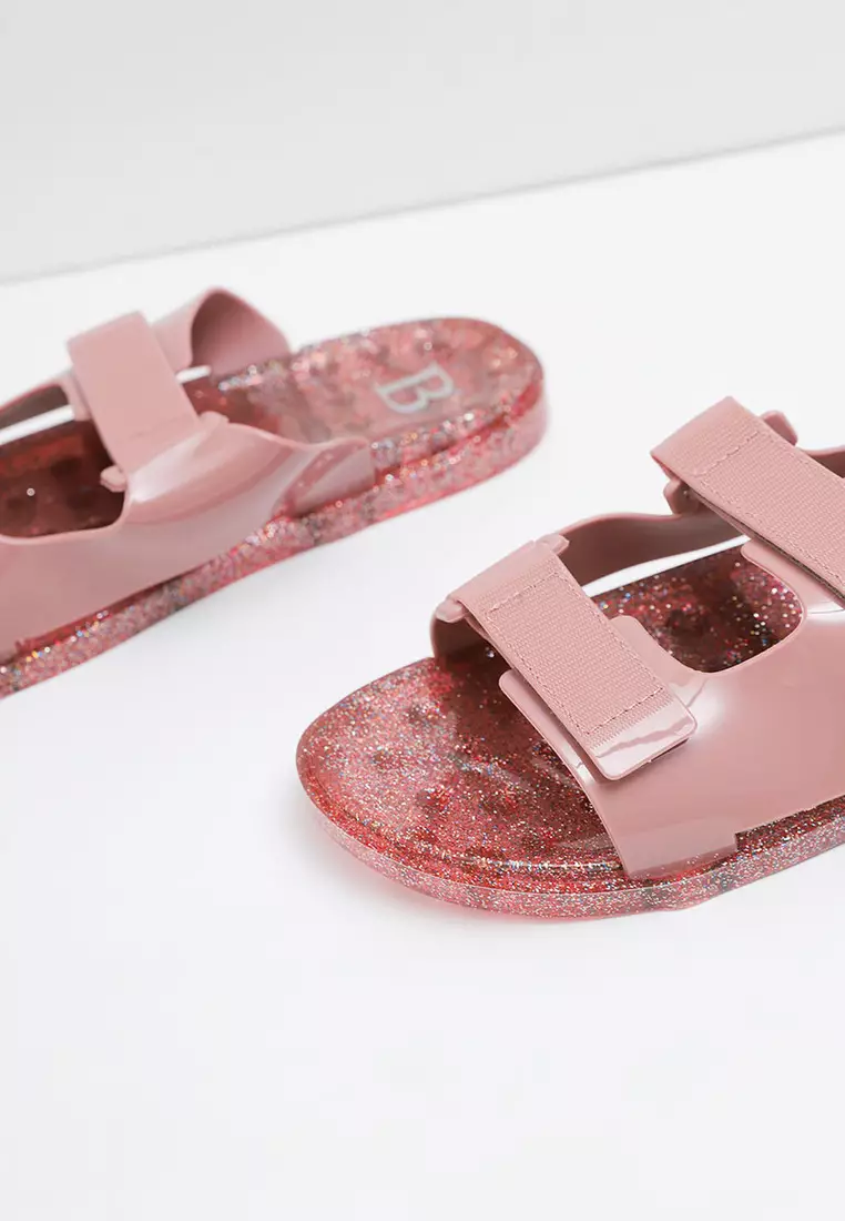 Jual Berrybenka Label Sofia Maylee Jelly Sandal Dusty Pink Original ...