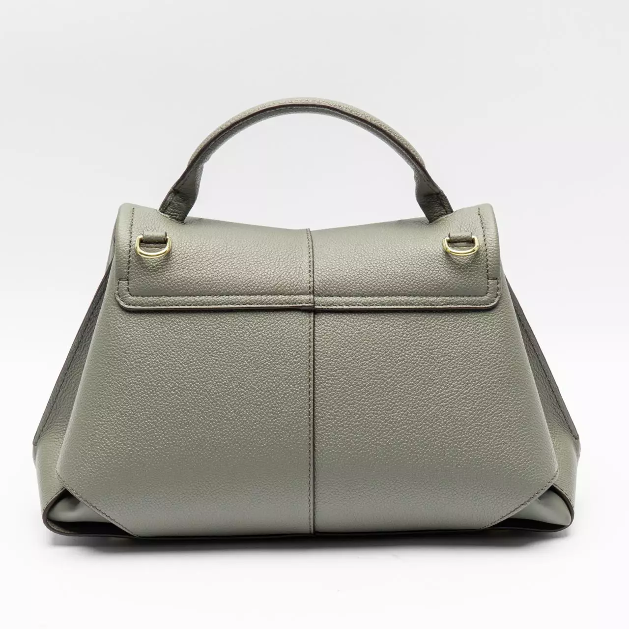 Jual Polene Mokki Grained Leather Handbag Smoky Green Ghw Original 2026 ...