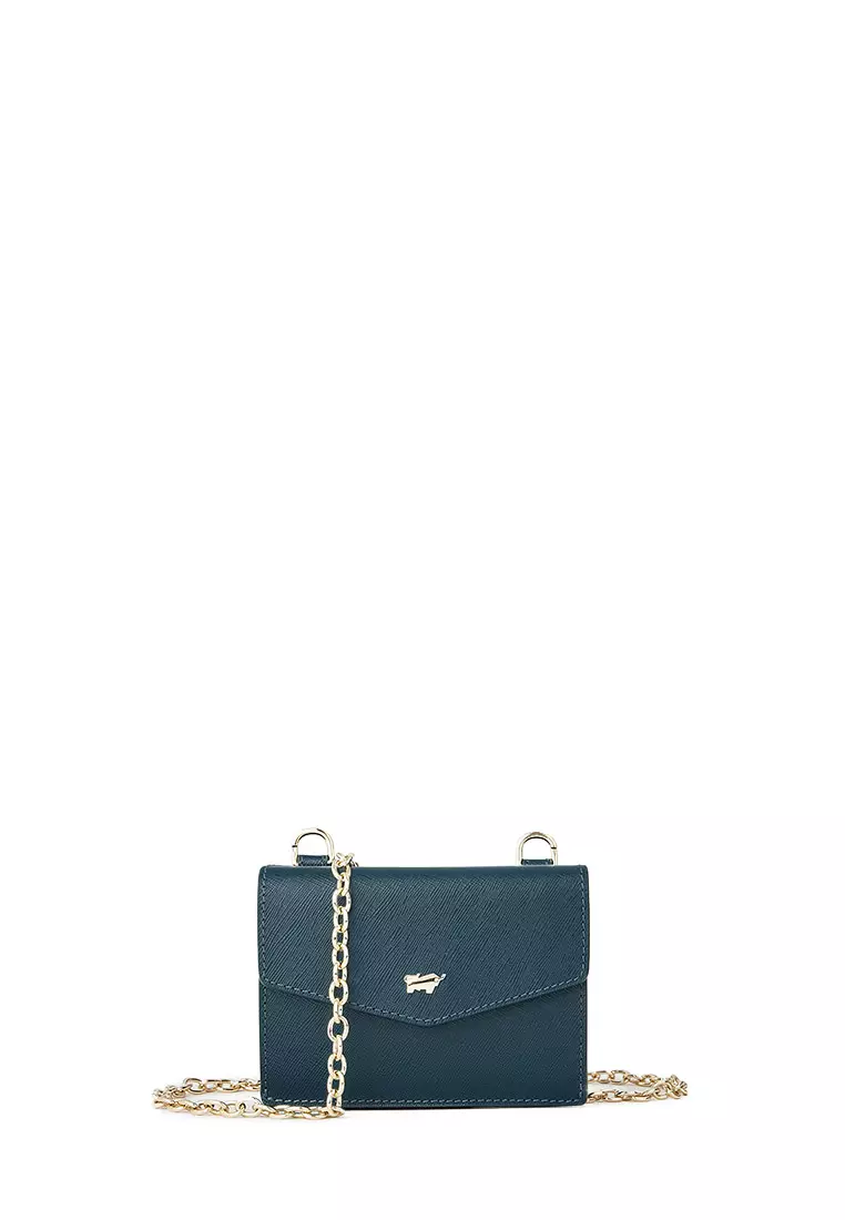 Buy Braun Buffel Jil Sling Wallet in Deep Teal Online | ZALORA Malaysia