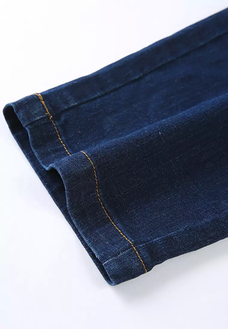 Buy A-IN GIRLS Elastic Waist Jeans Online | ZALORA Malaysia