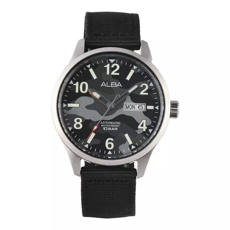 Jual Alba Jam Tangan Pria Alba Mechanical AL4273X1 Automatic Man Black ...