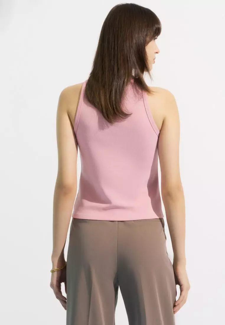 Buy G2000 Ribbed Racercut Tank Top 2025 Online | ZALORA Philippines