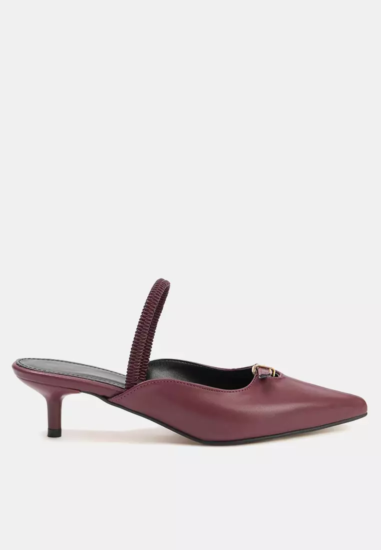 Jual Trendyol Buckle Low Heels Original 2026 | ZALORA Indonesia