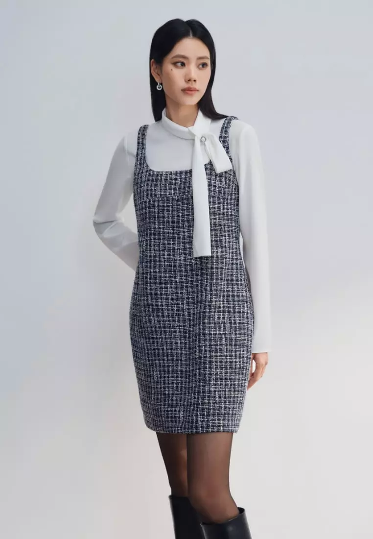 Buy G2000 Tweed Pinafore Dress 2026 Online | ZALORA
