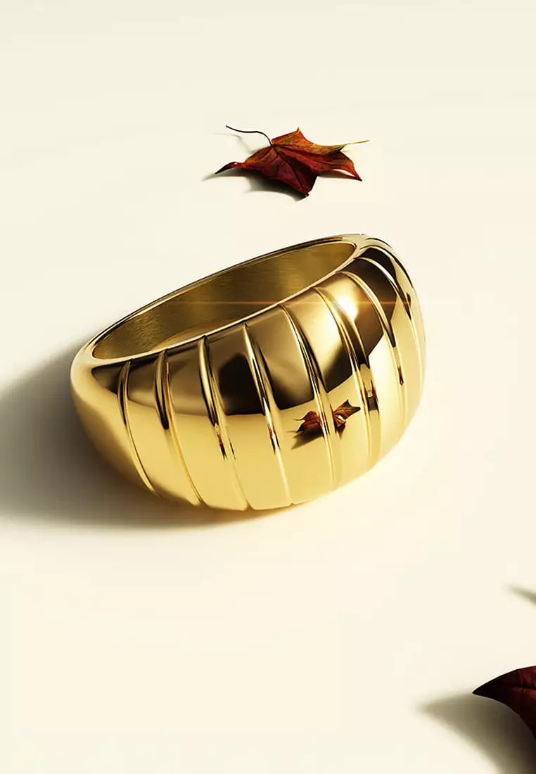Buy Bullion Gold Royal Midas Gleam Ring in Gold Layered 2025 Online ...