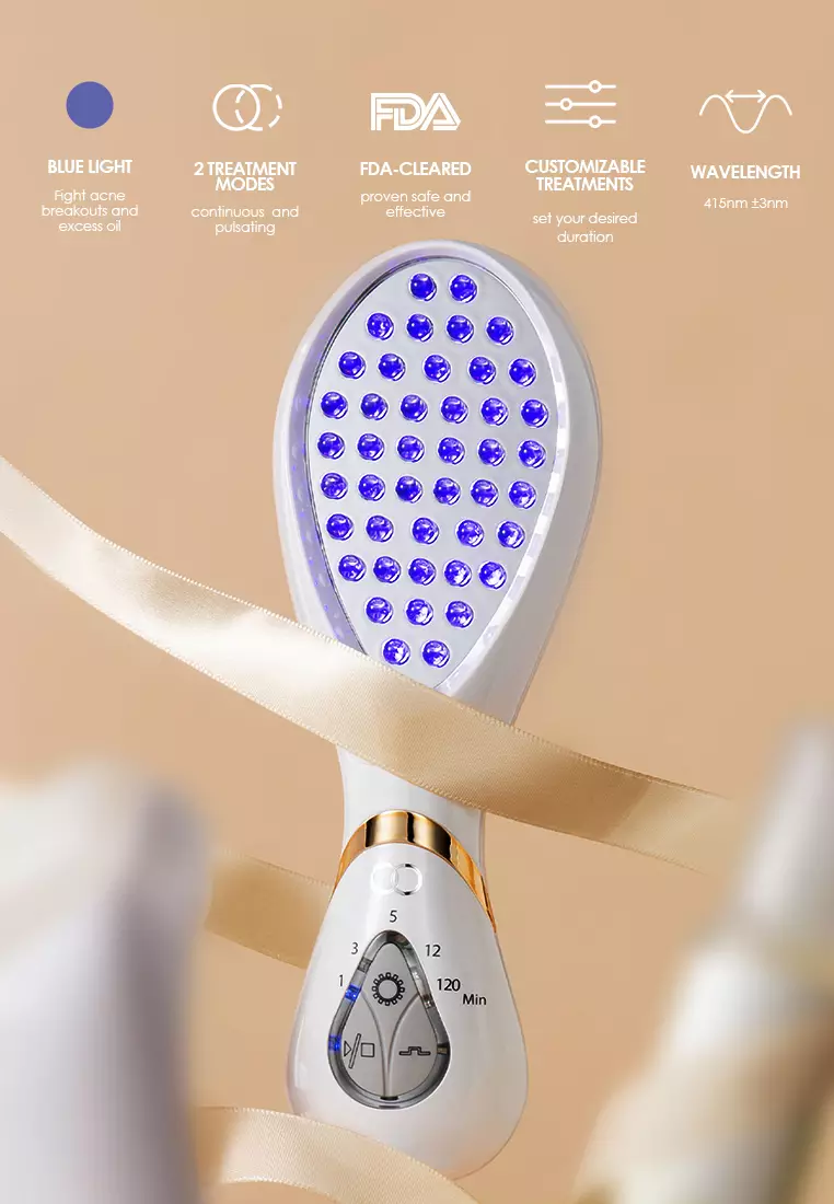 Buy Project E Beauty LumaGlow Blue | LED Light Therapy Wand 2024 Online ...