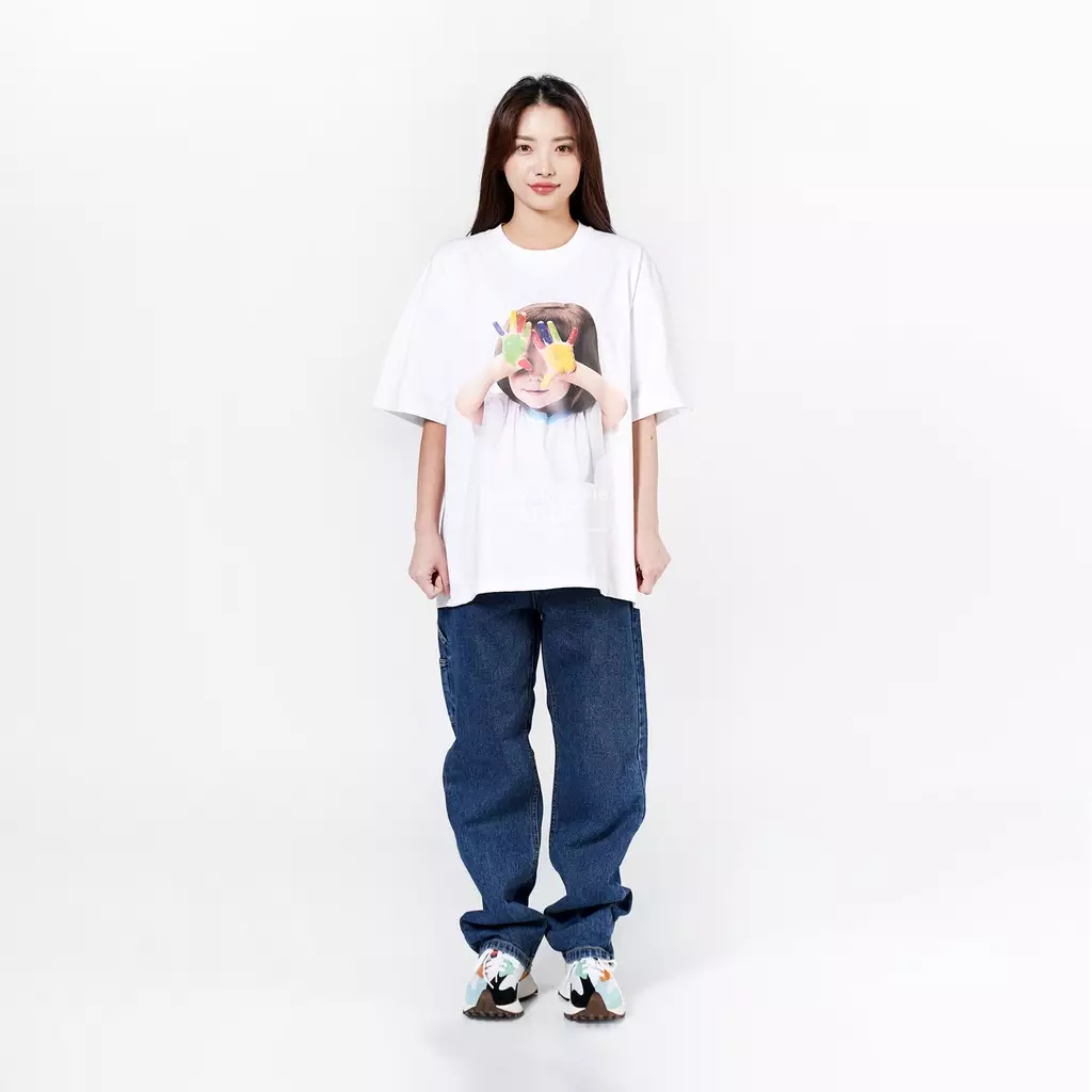 Jual Acme De La Vie ADLV BABY FACE SHORT SLEEVE T-SHIRT WHITE COLORFUL ...