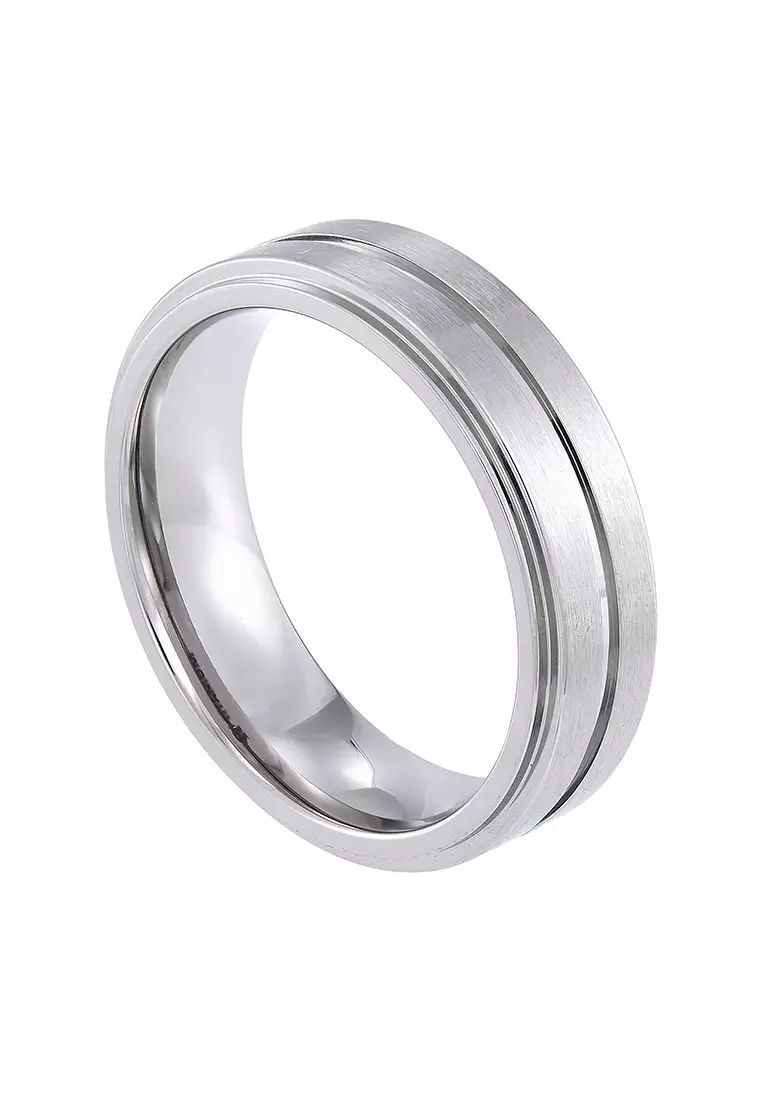 Buy HABIB HABIB Titanium Men's Ring 093320922 2024 Online | ZALORA ...