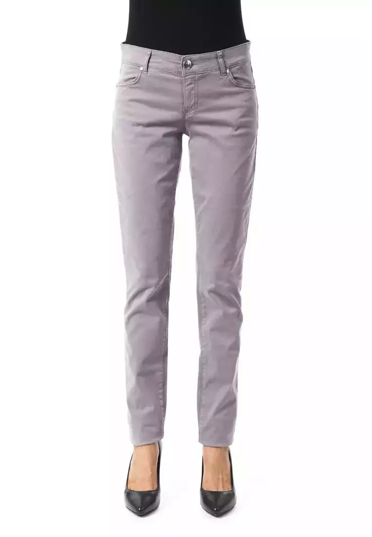 Buy BYBLOS Grey StraightLeg Pants Jeans & Pants 2025 Online | ZALORA ...