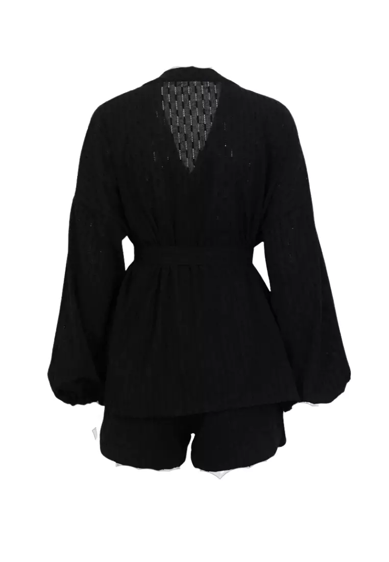 Buy THE LOUNGE EDIT Xariah Outfit Set Black 2025 Online | ZALORA Philippines