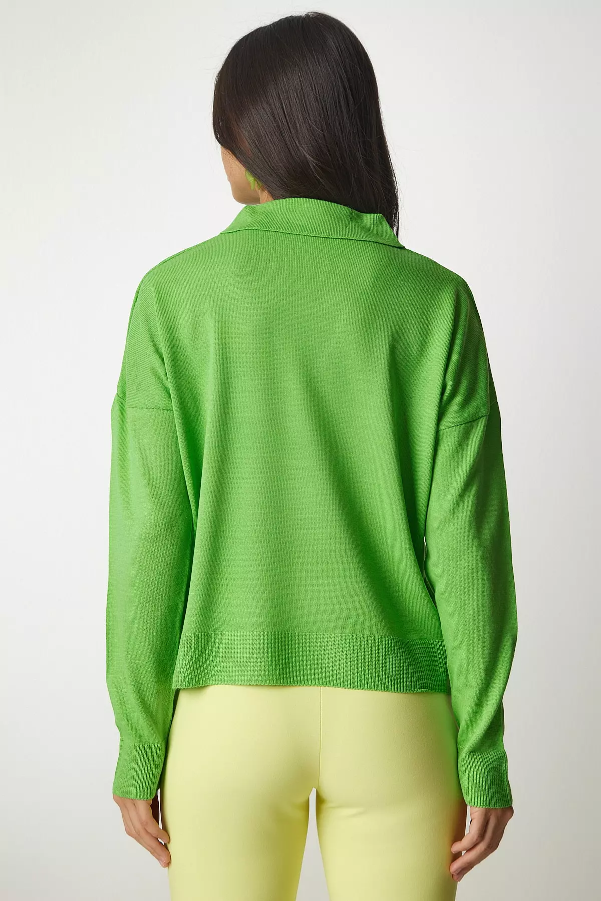 Buy Happiness Istanbul Basic Polo Collar Sweater 2025 Online | ZALORA