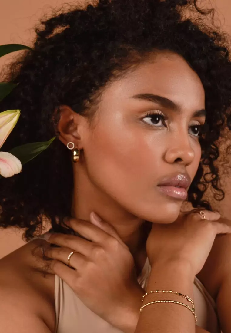 Buy Foundry Line Stacker Ring 14k Gold 2025 Online | ZALORA Philippines